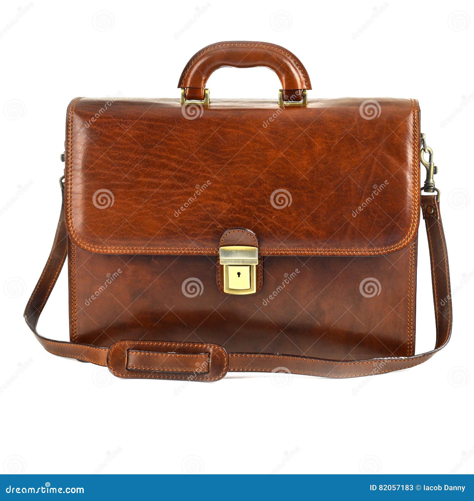 Brown Elegant, Modern Leather Briefcase with Professional Style ...