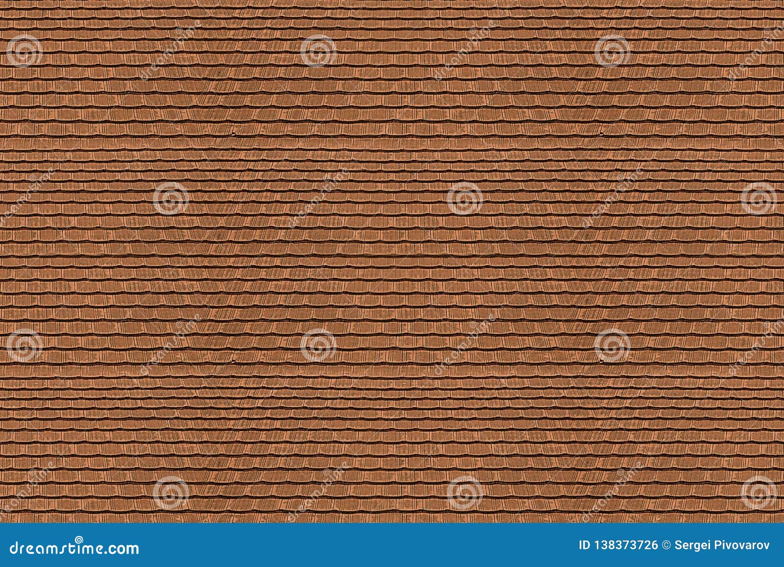 Roof Ceramic Tile Arranged In Packets On The Roof On Roof Battens ...