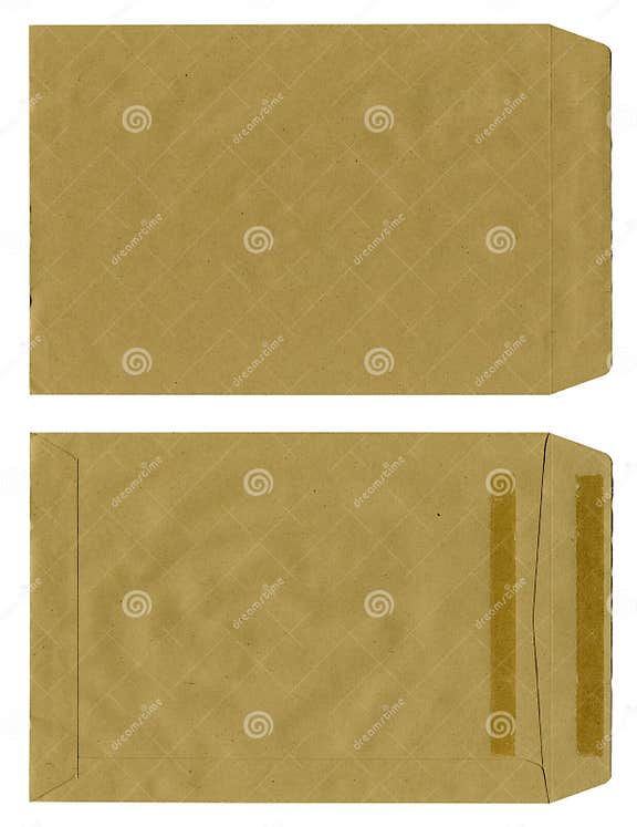 Brown envelope stock image. Image of glue, gloopy, blank - 39071647