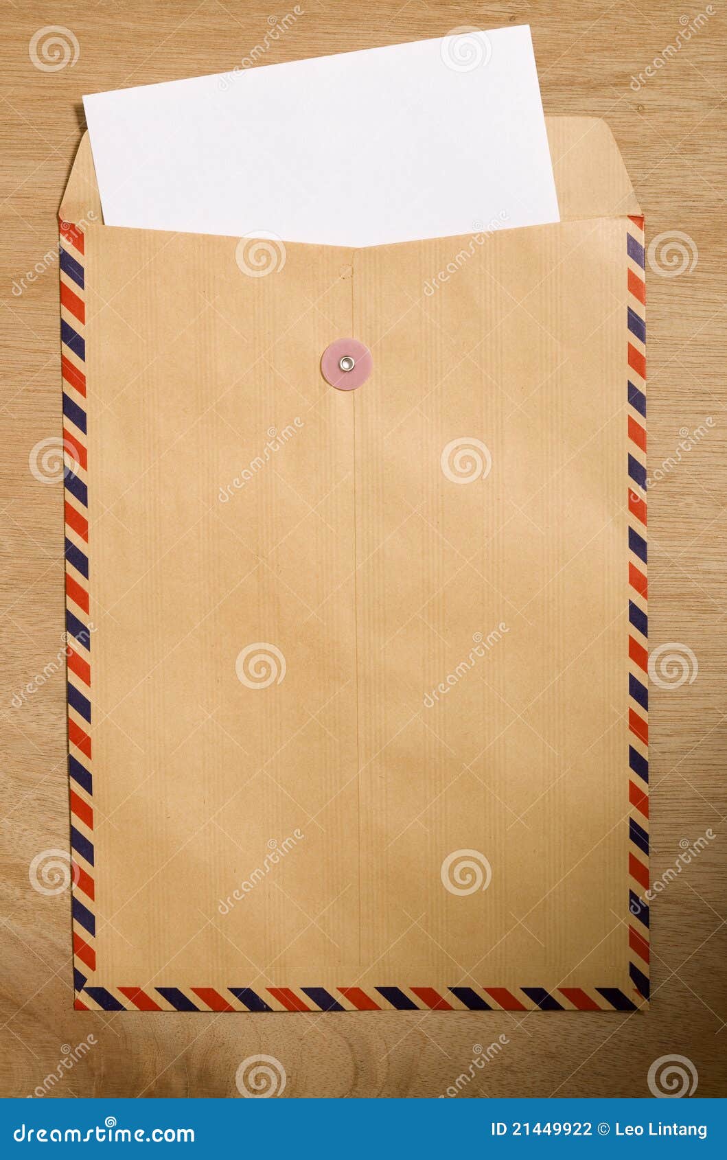 Brown Envelope and Paper stock photo. Image of envelope - 21449922