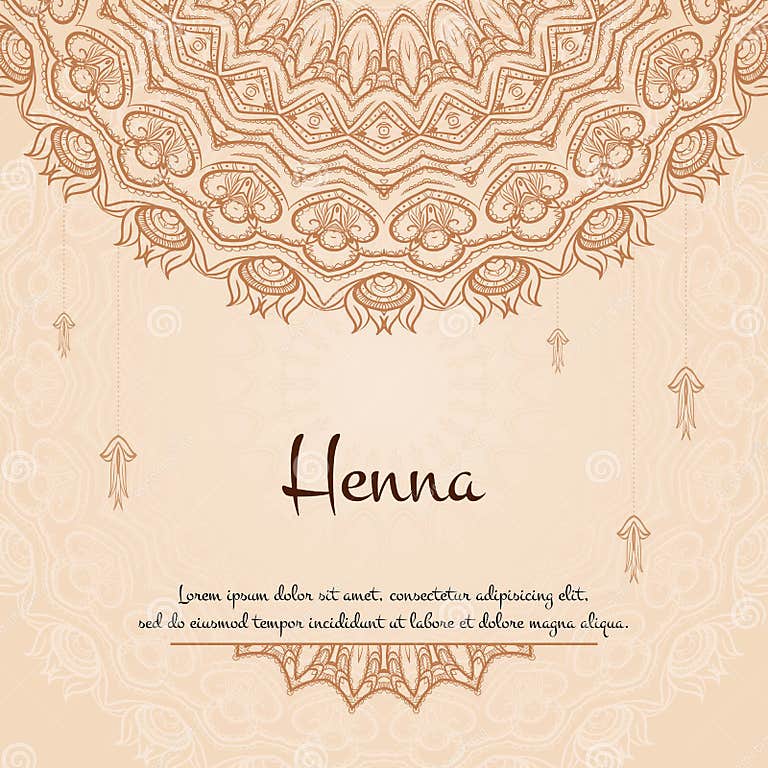 Brown Ethnic Background stock vector. Illustration of graphic - 59513593