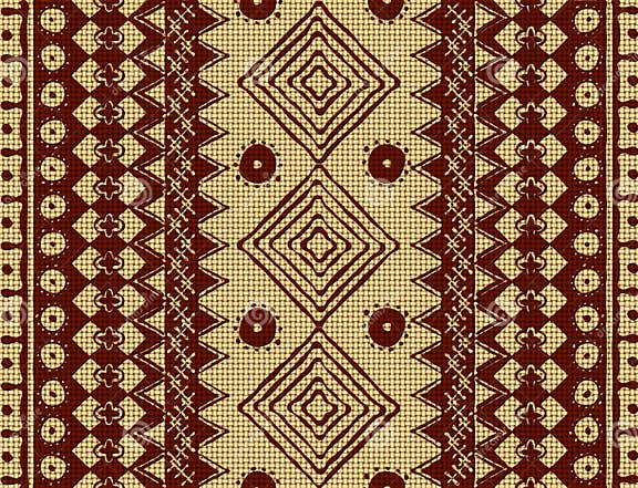 Brown ethnic texture stock vector. Illustration of hessian - 26682736