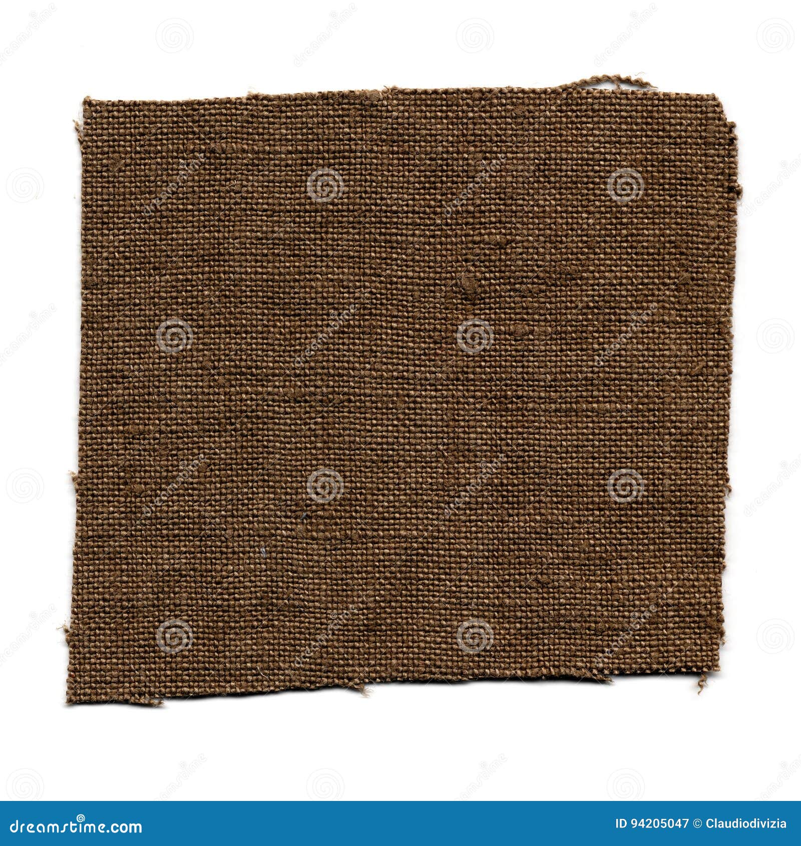 Brown fabric swatch sample stock image. Image of burlap - 94205047