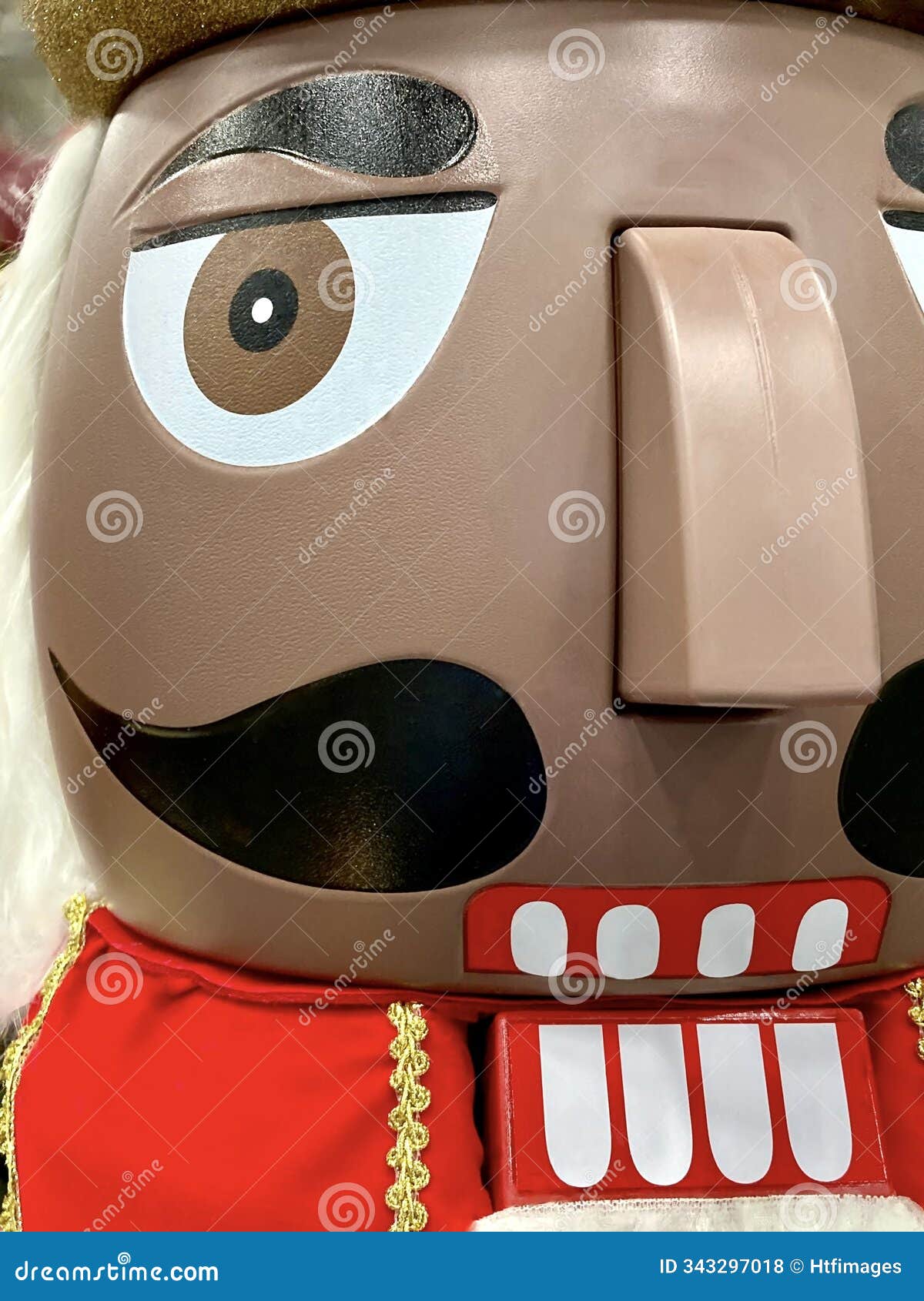 Brown Nutcracker Face editorial stock photo. Image of square - 343297018