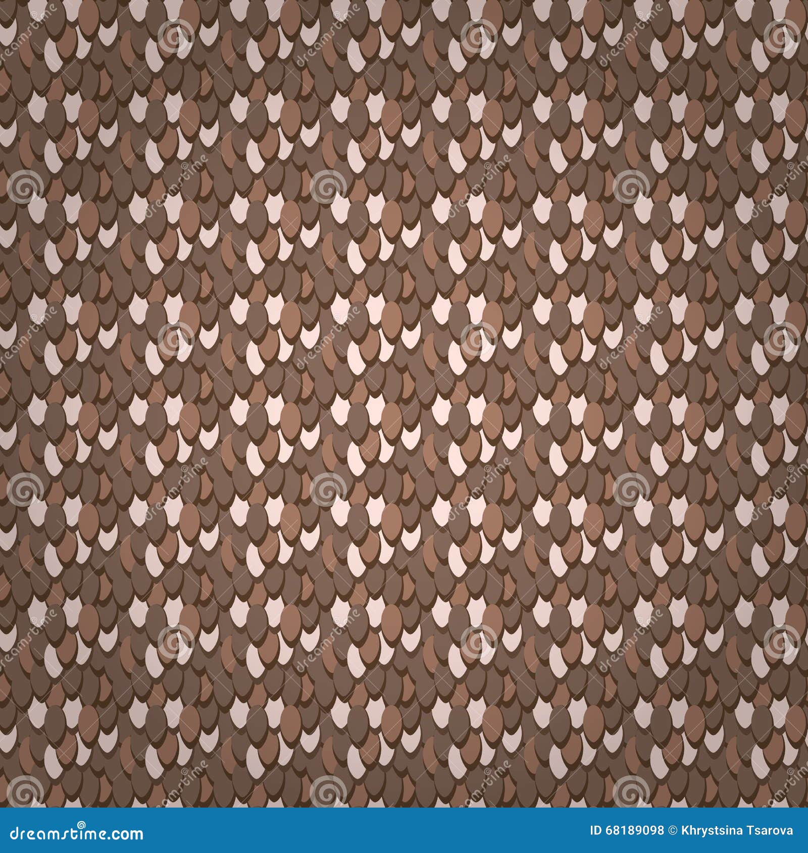 Brown Feather Seamless Pattern Stock Vector - Illustration of flat ...