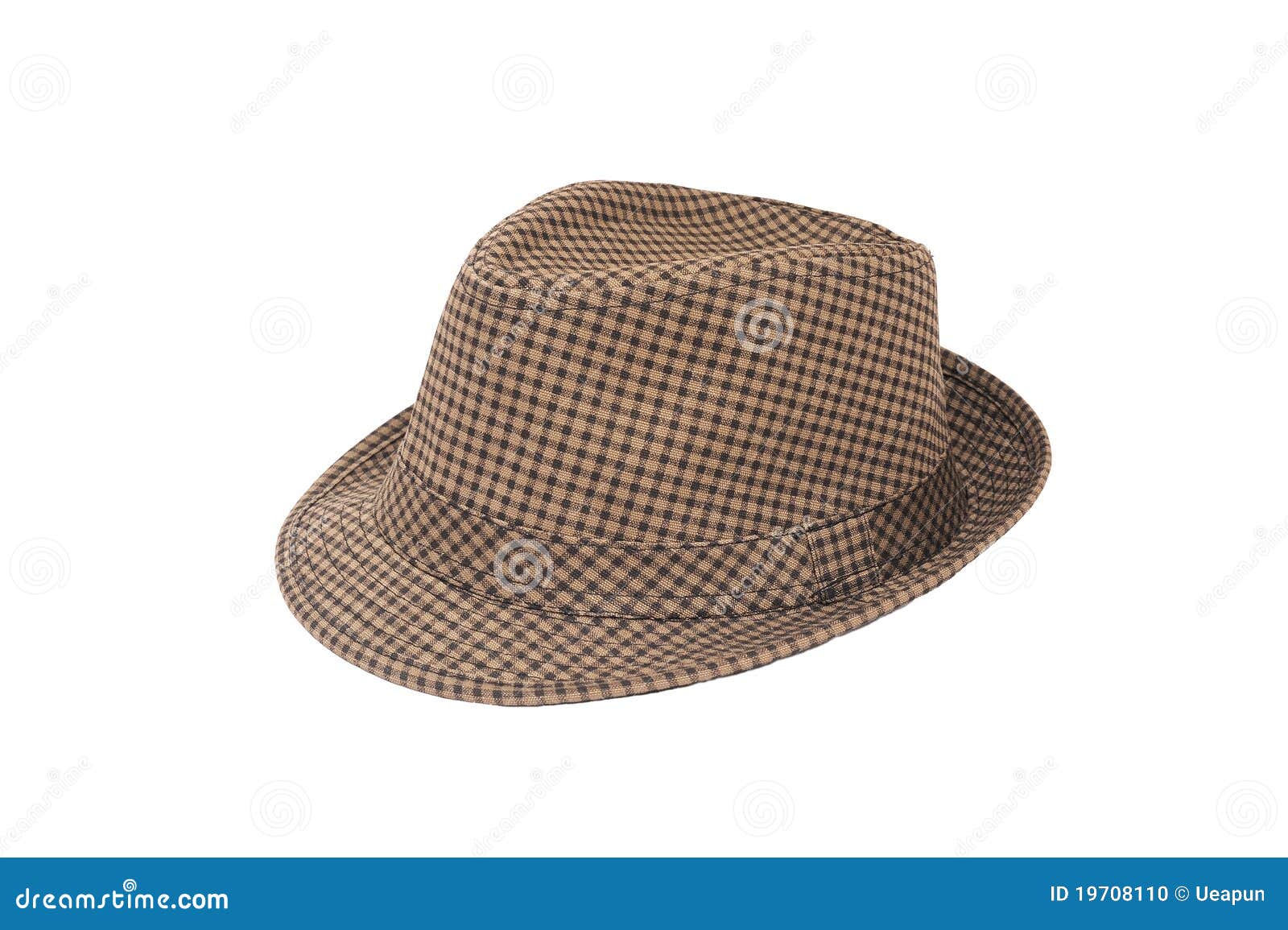 Brown fedora hat stock photo. Image of fashion, retro - 19708110
