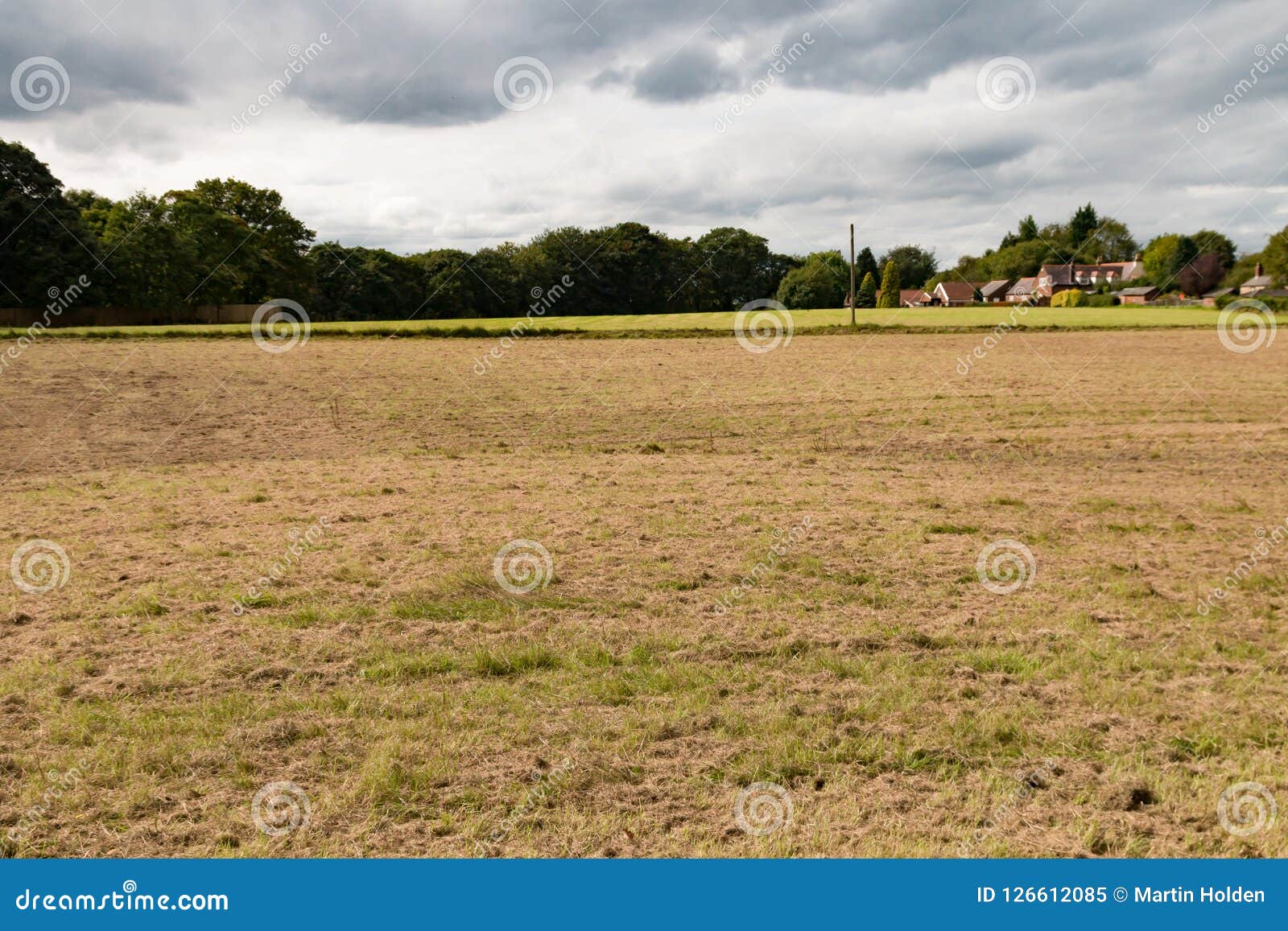 Brown Field stock image. Image of farming, farm, grass - 126612085
