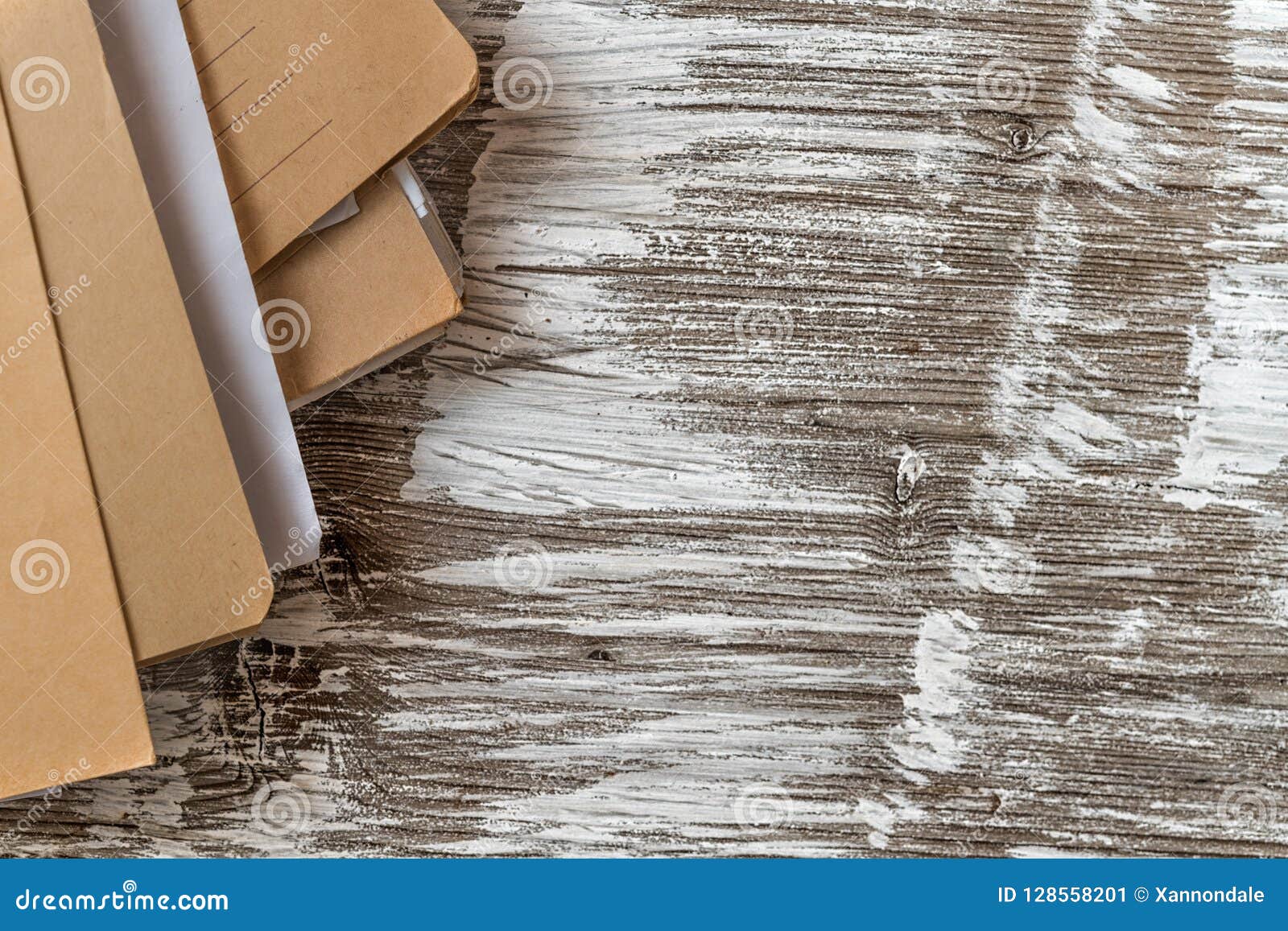 Brown Files Folder Old Office Desk Stock Image - Image of archiv ...