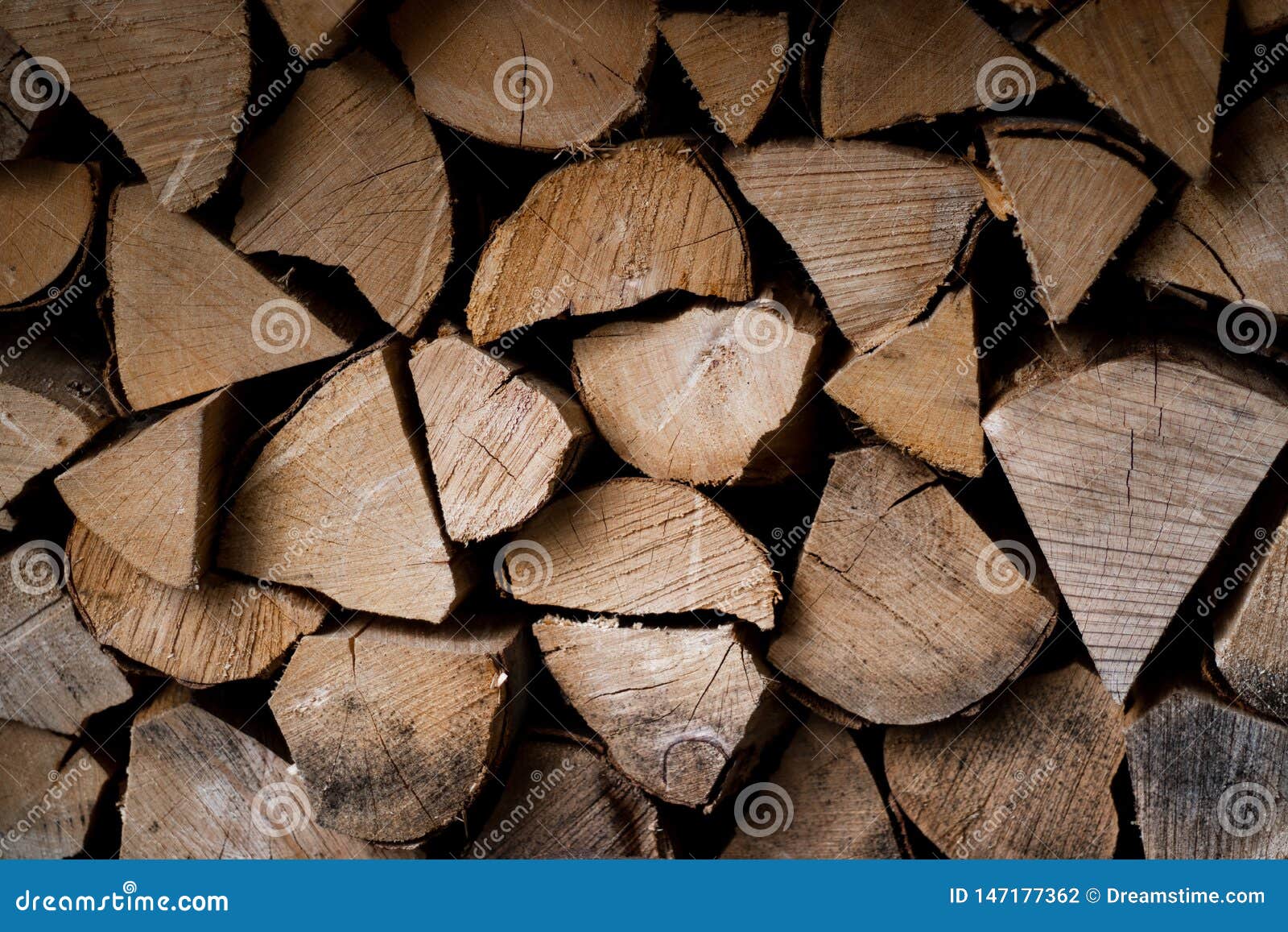 Brown firewood background stock photo. Image of rural - 147177362