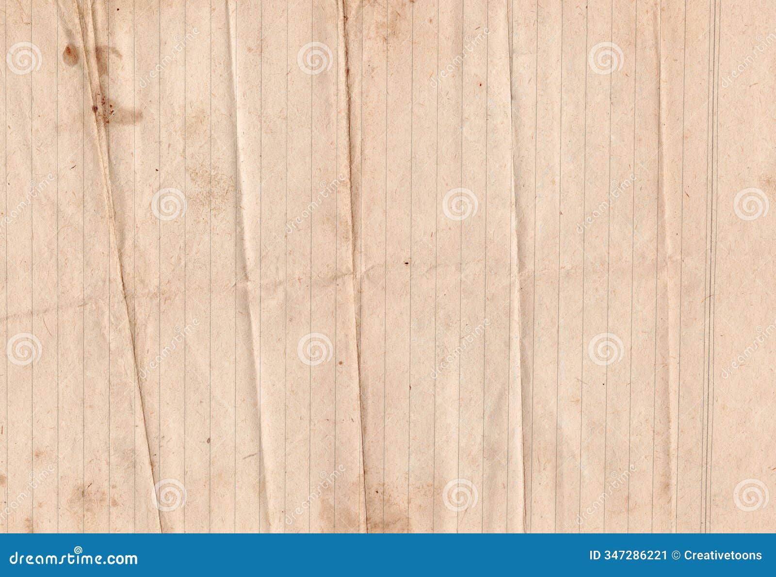 Brown Folded Parchment Vintage Paper Sheet with Space for Text. Folded ...