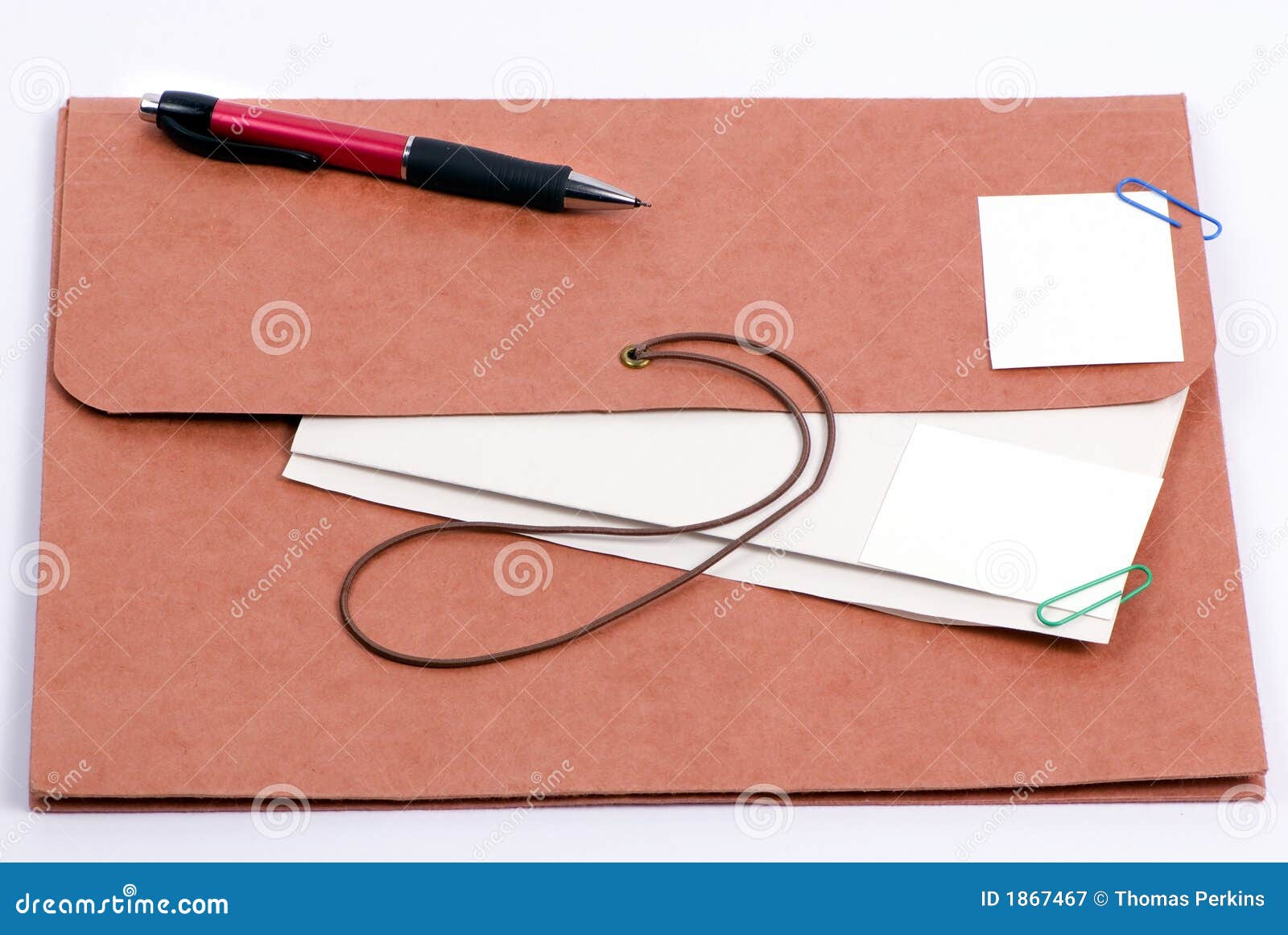 Brown Folder 3 stock image. Image of confidential, generic - 1867467
