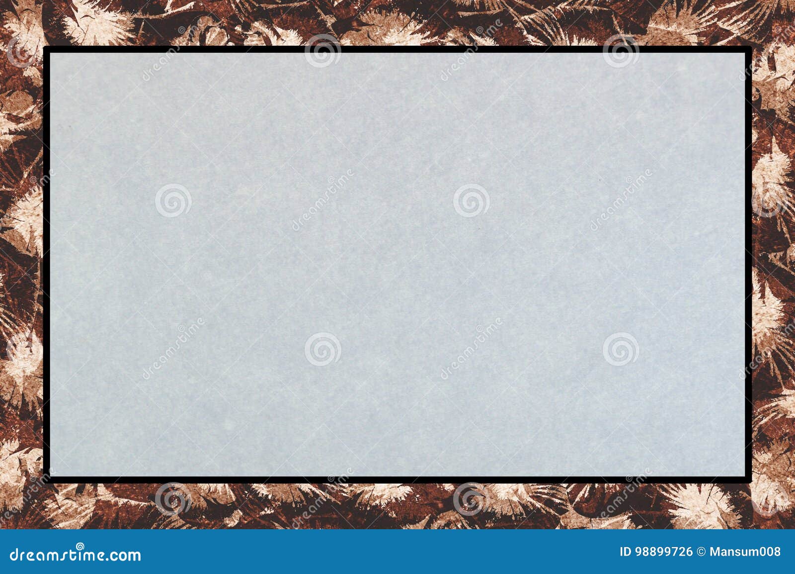 Brown Frame Template Background Stock Illustration - Illustration of ...