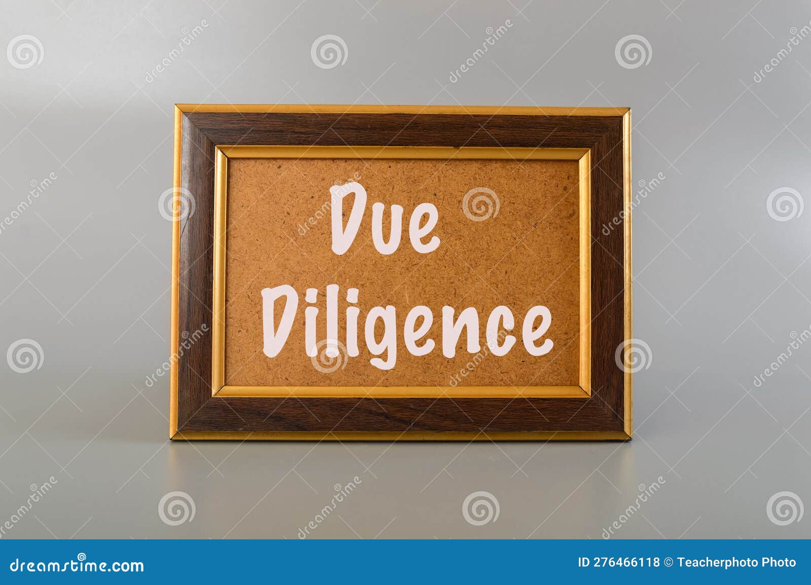 Brown Frame Written with DUE DILIGENCE.Due Diligence Refers To the ... Brown Frame Written with DUE DILIGENCE.Due Diligence Refers To the ...