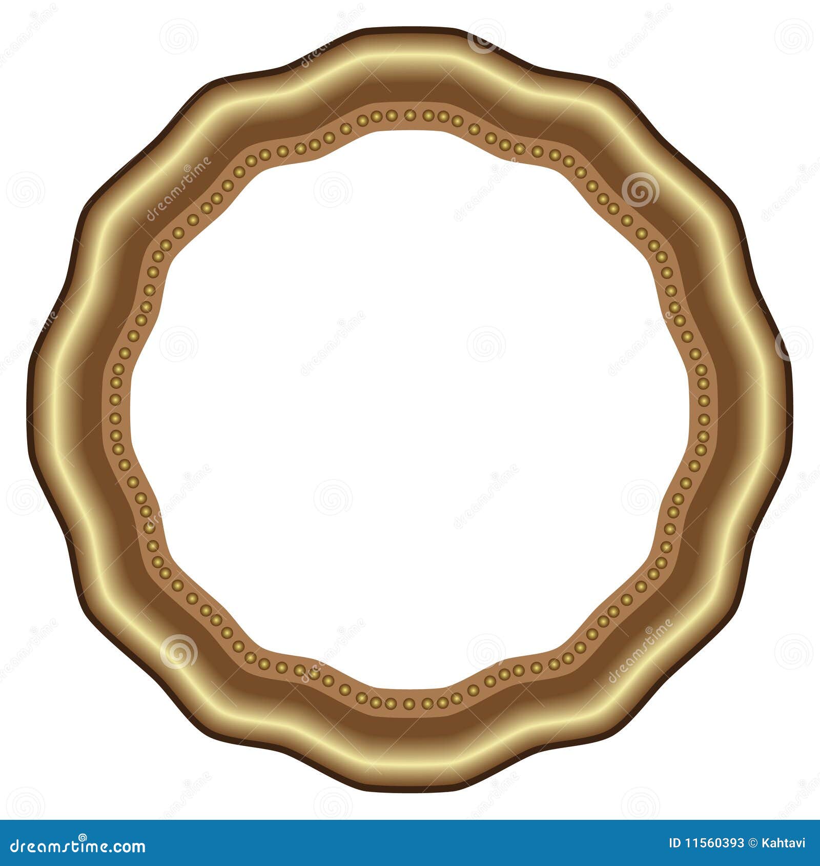 Brown frames stock vector. Illustration of decorations - 11560393