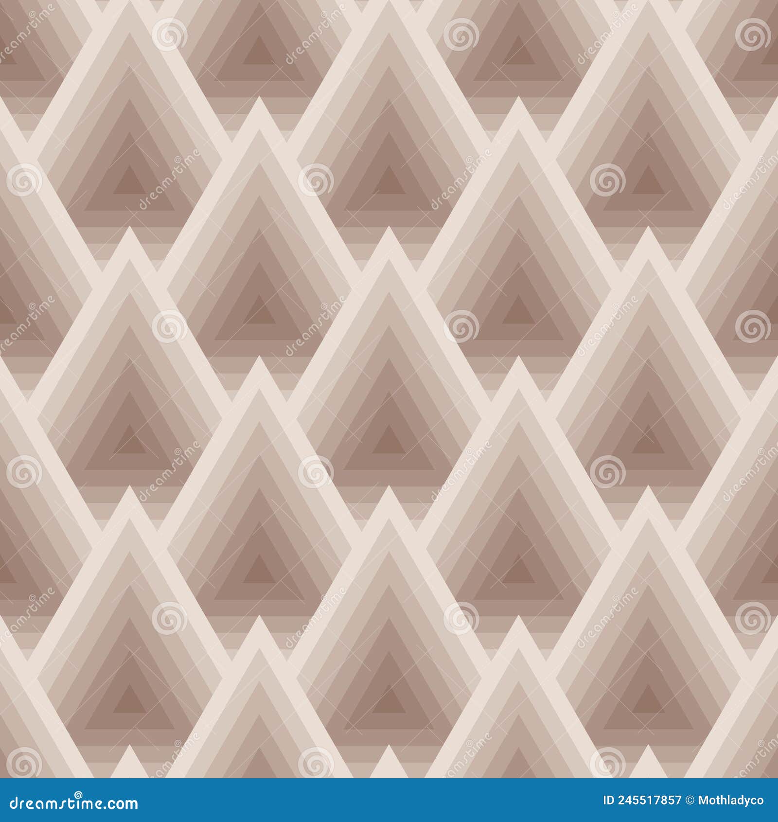 Brown Geometric Pattern with Triangles, Gradient Color Change Stock ...