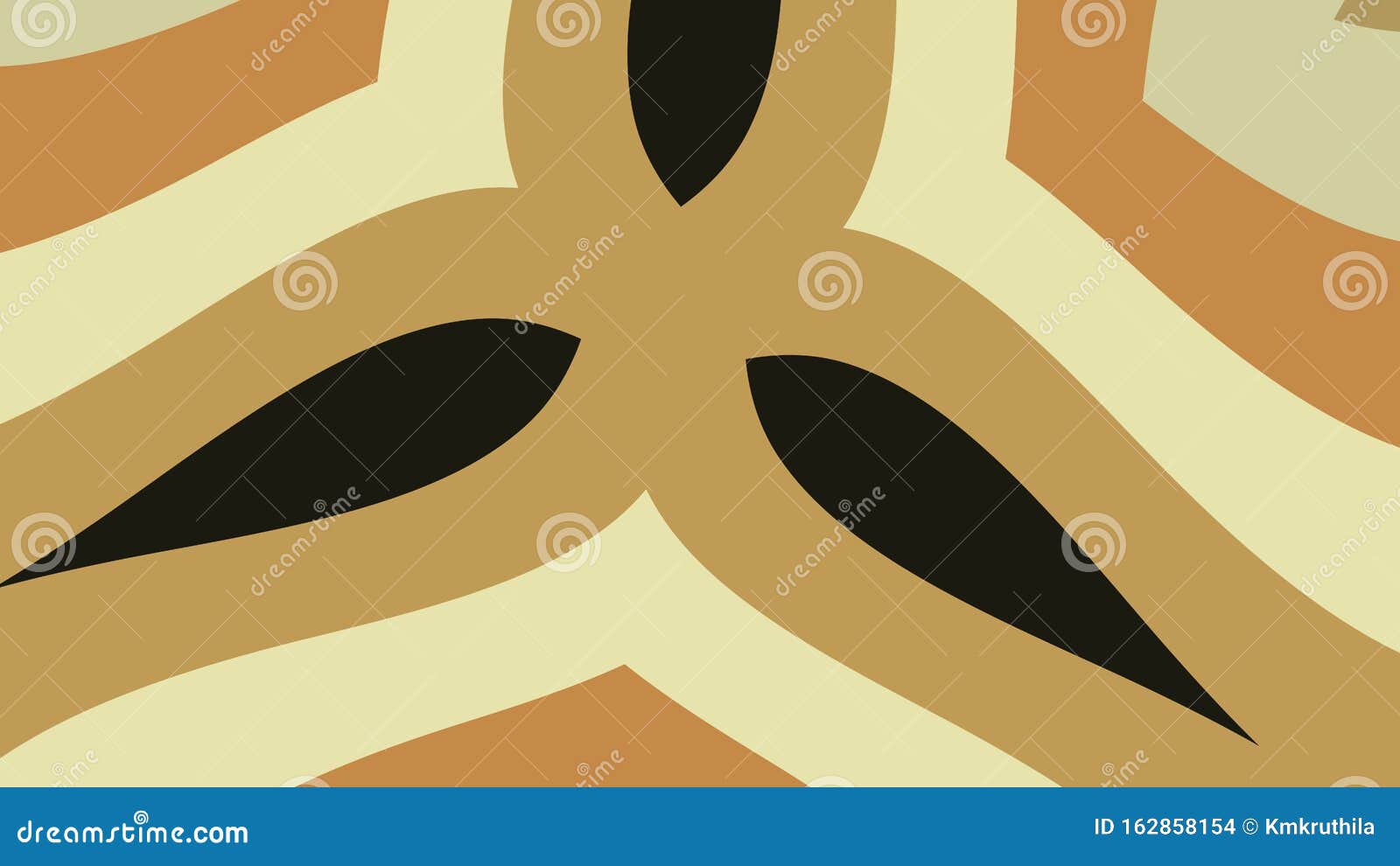 Brown Geometric Shapes Background Stock Vector - Illustration of ...