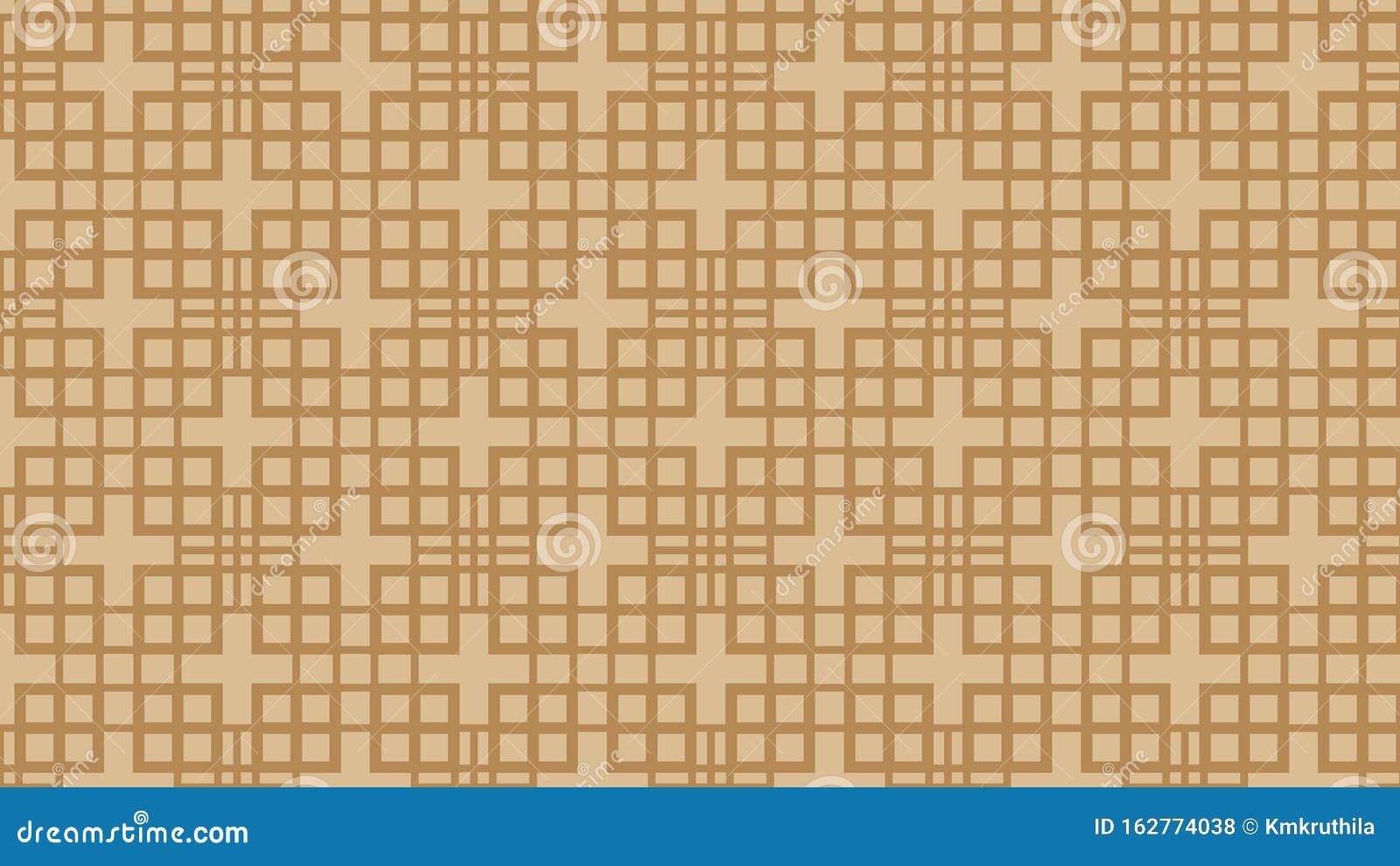 Brown Geometric Square Pattern Vector Image Stock Vector - Illustration ...
