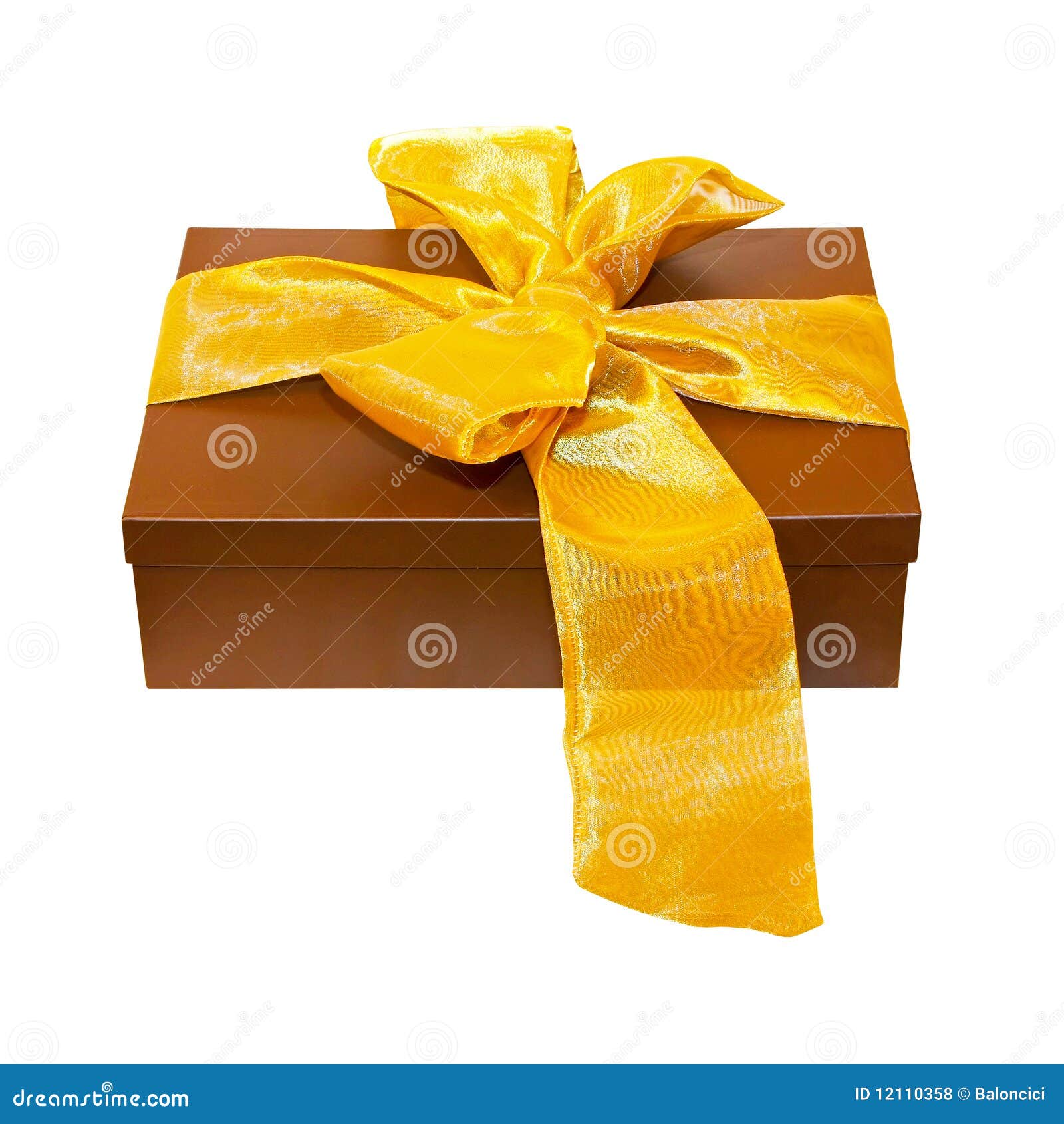 Brown gift stock photo. Image of knot, path, brown, package - 12110358