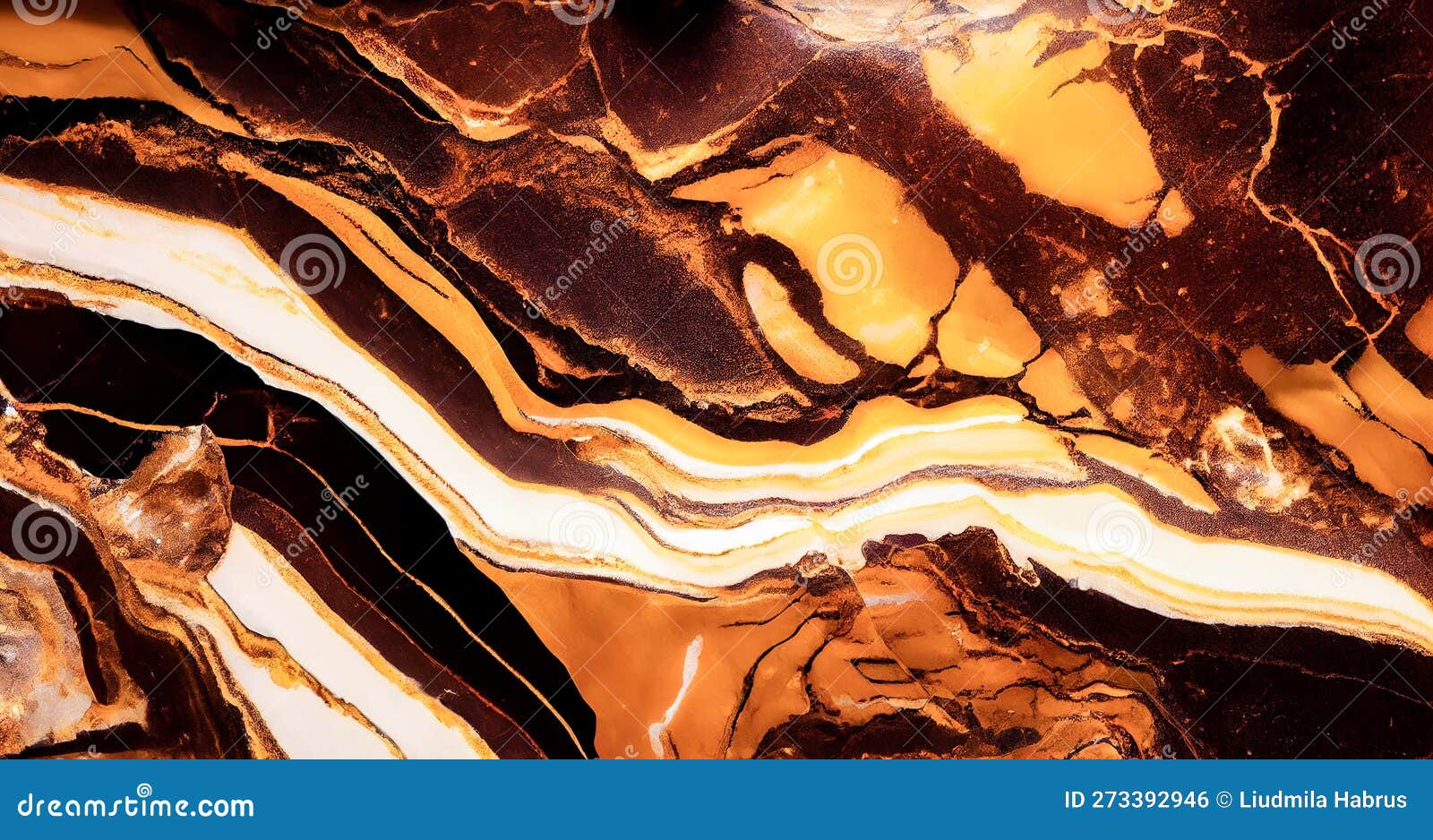 Brown and Gold Marble Stone Texture. Generative AI, Generative, AI ...