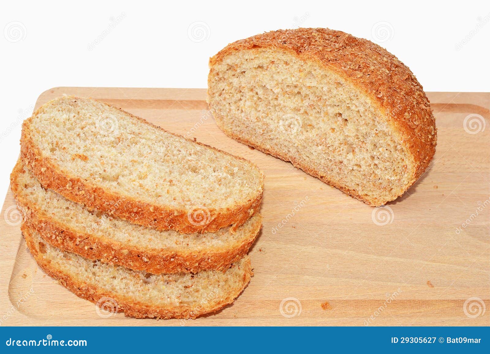 Brown Graham bread stock image. Image of crust, brown - 29305627