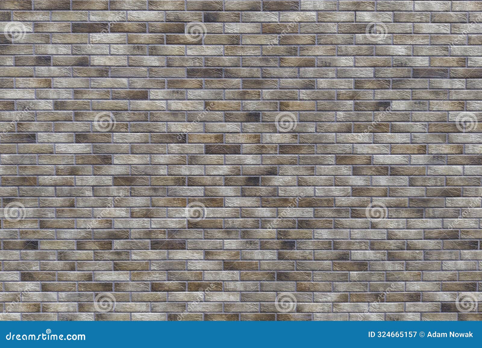 Brown and Gray Brick Wall Background Stock Image - Image of surface ...