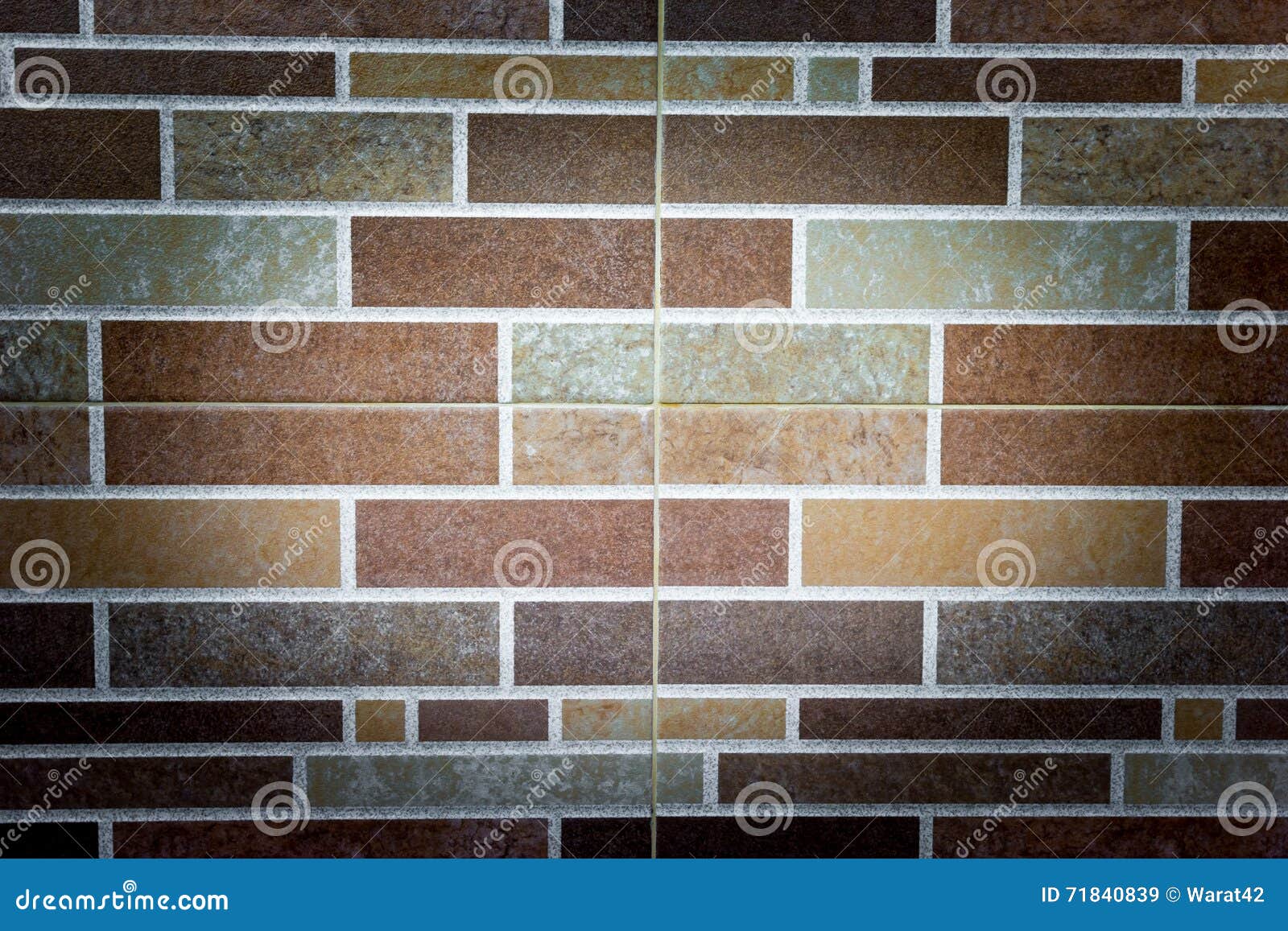 Brown and Gray Bricks Wall Pattern Stock Image - Image of structure ...