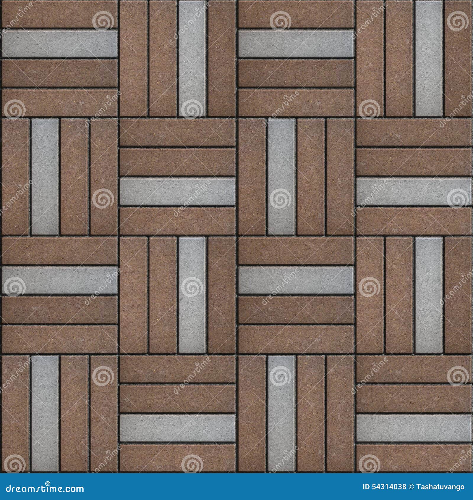 Brown and Gray Pavement Rectangle Laid in Form of Stock Photo - Image ...