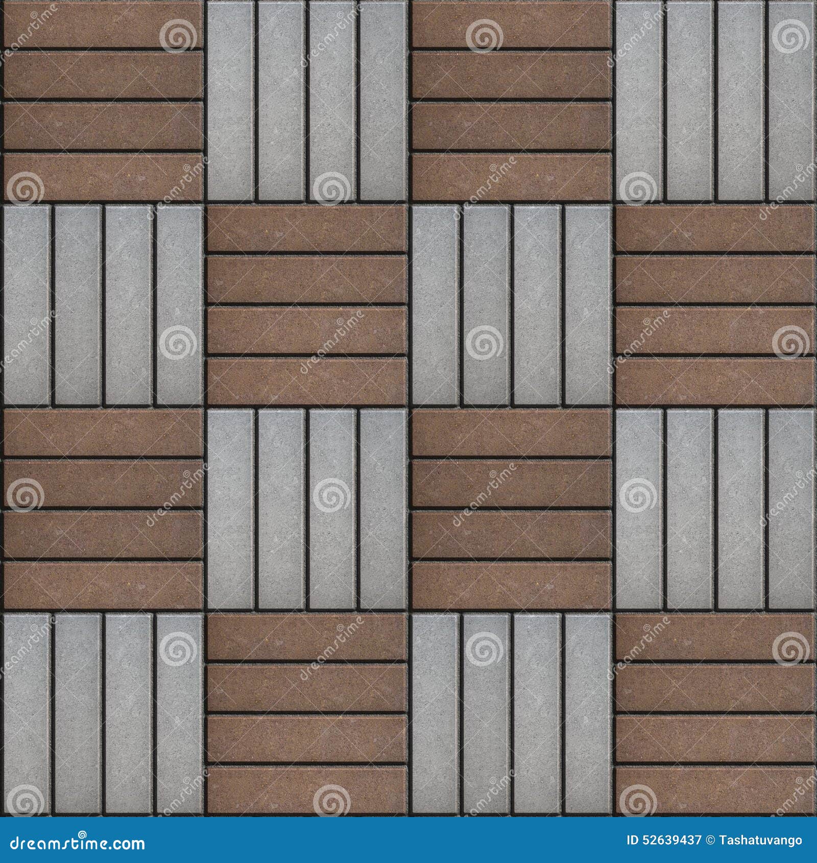 Brown And Gray Rectangles Paved. Seamless Texture Royalty-Free Stock ...