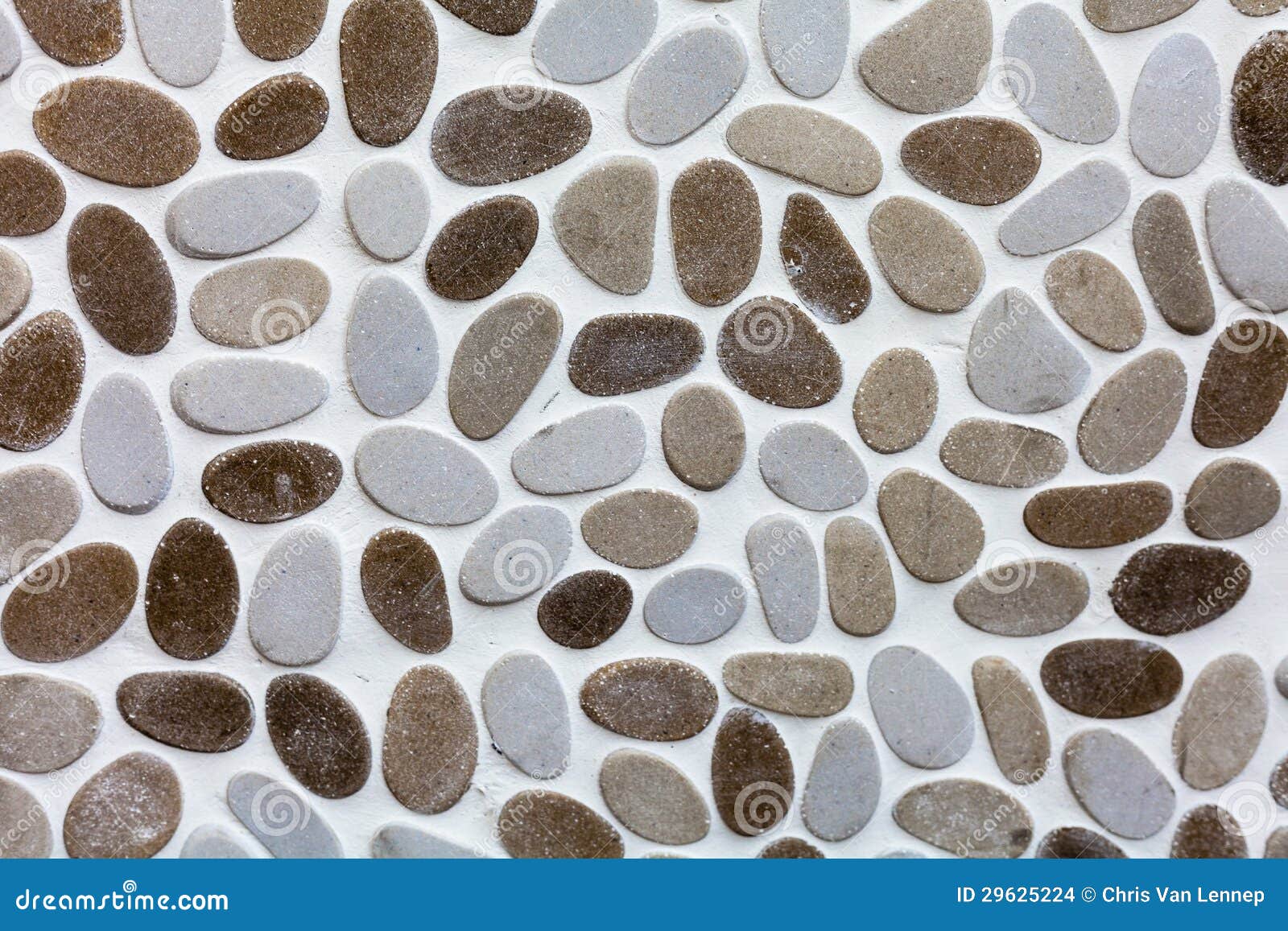 Brown Gray Round Stone Tiles Stock Photo - Image of visual, texture ...