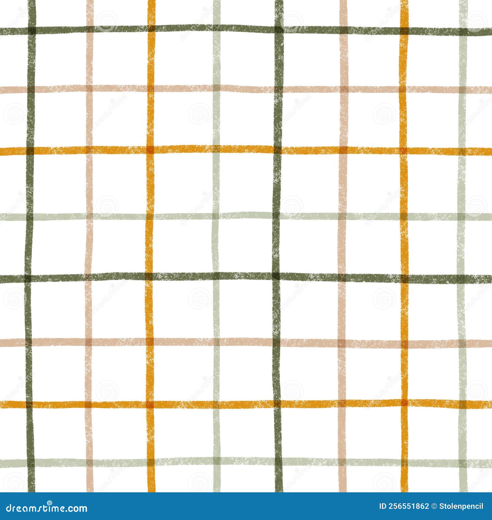 Brown and Green Checks, Pattern Illustration Stock Illustration ...