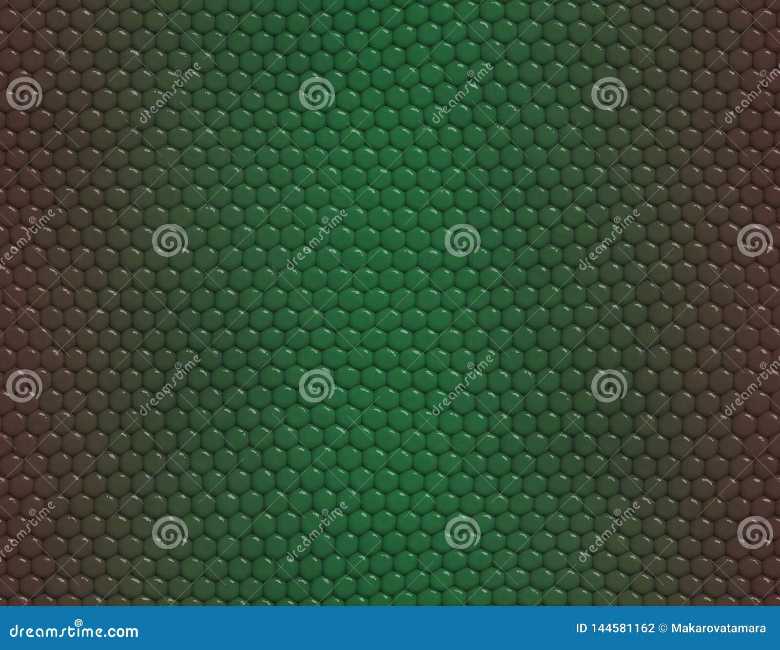 Brown and Green Gradient Snake Skin Pattern, Hexagonal Scale Stock ...