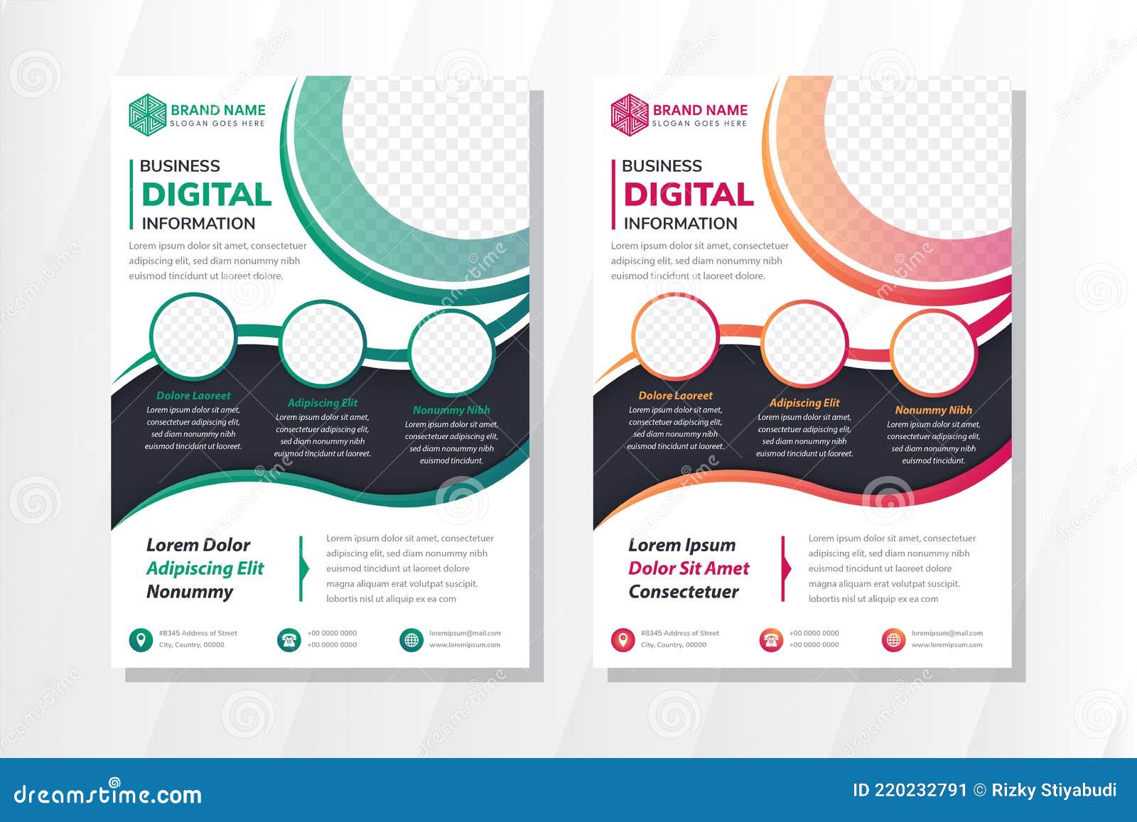 Information Flyer Neuron One Enlarged Sketch. Vector Illustration ...