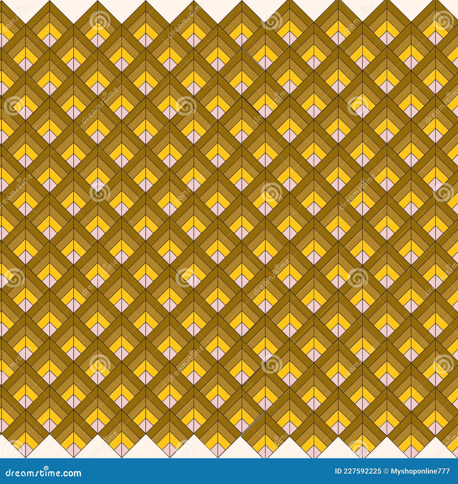 Brown Grid Seamless Pattern Stock Illustration - Illustration of ...