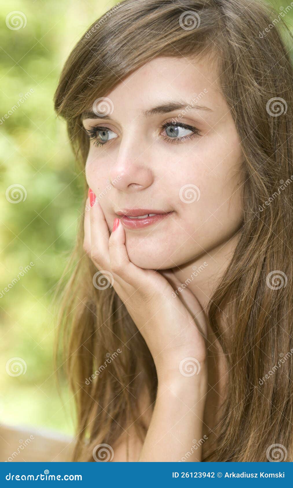 Brown hair smiling woman stock photo. Image of woman - 26123942 Brown hair smiling woman stock photo. Image of woman - 26123942