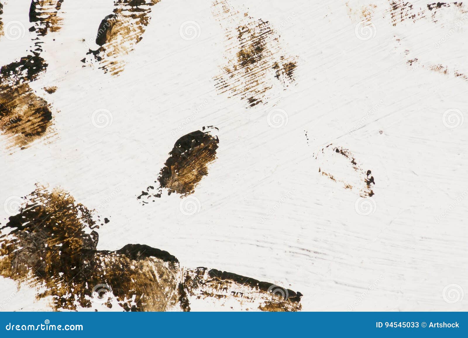 Brown Handprint On White Royalty-Free Stock Photo | CartoonDealer.com ...