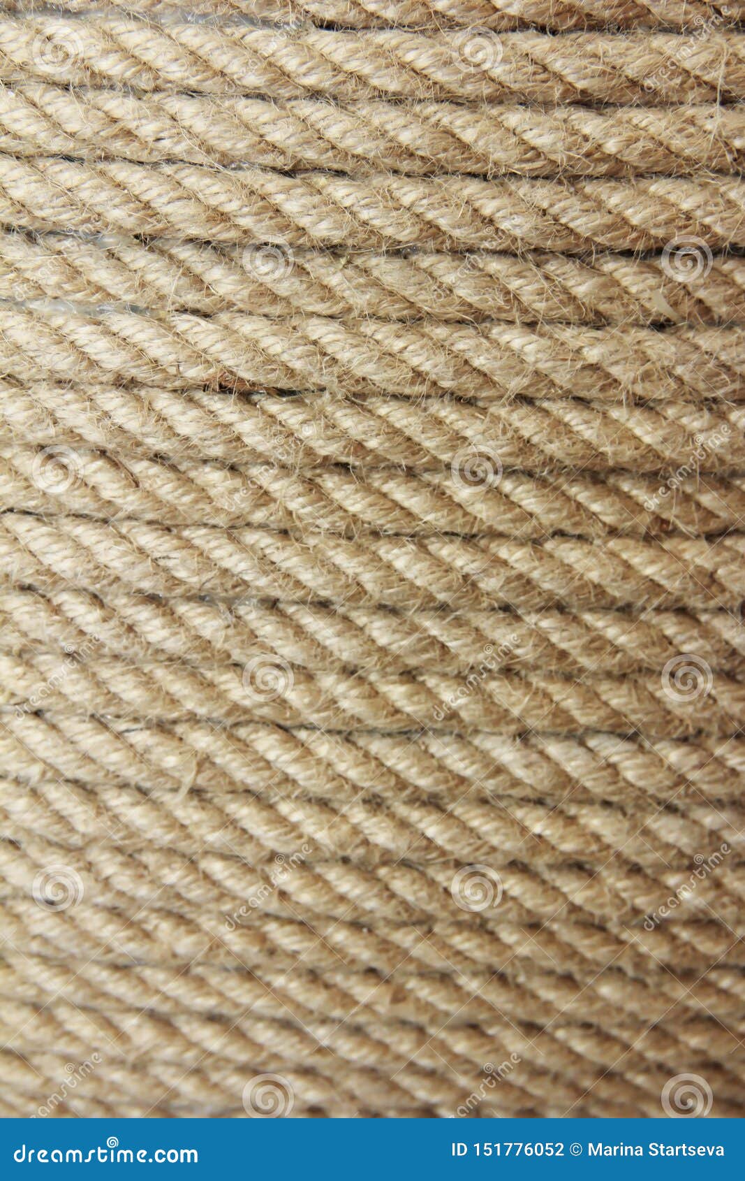 Brown Hemp Rope Texture with Fine Threads Stock Photo - Image of ...