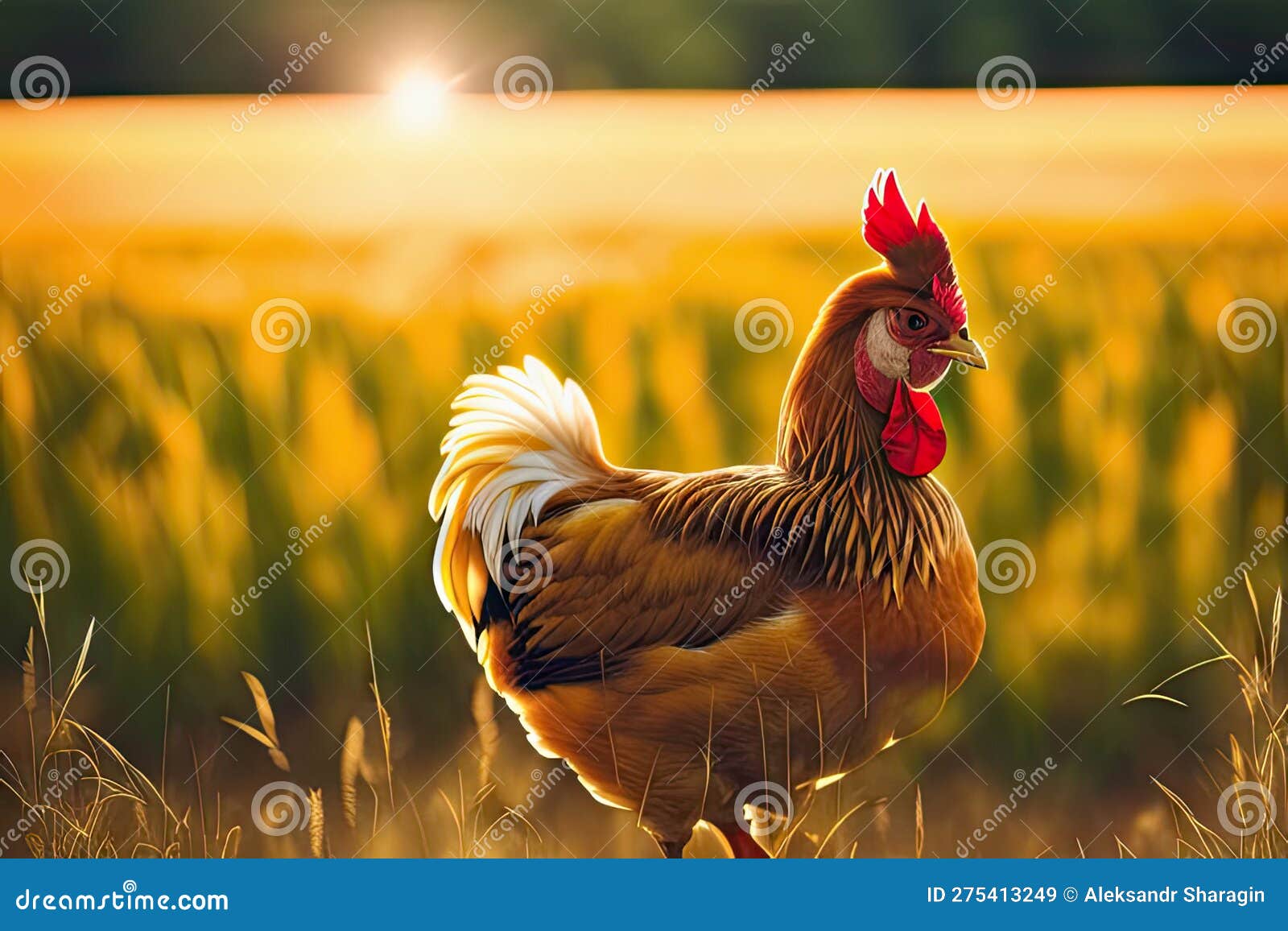Brown Hens Posing, Laying Hens Farmers Concept. Generative, AI Stock ...