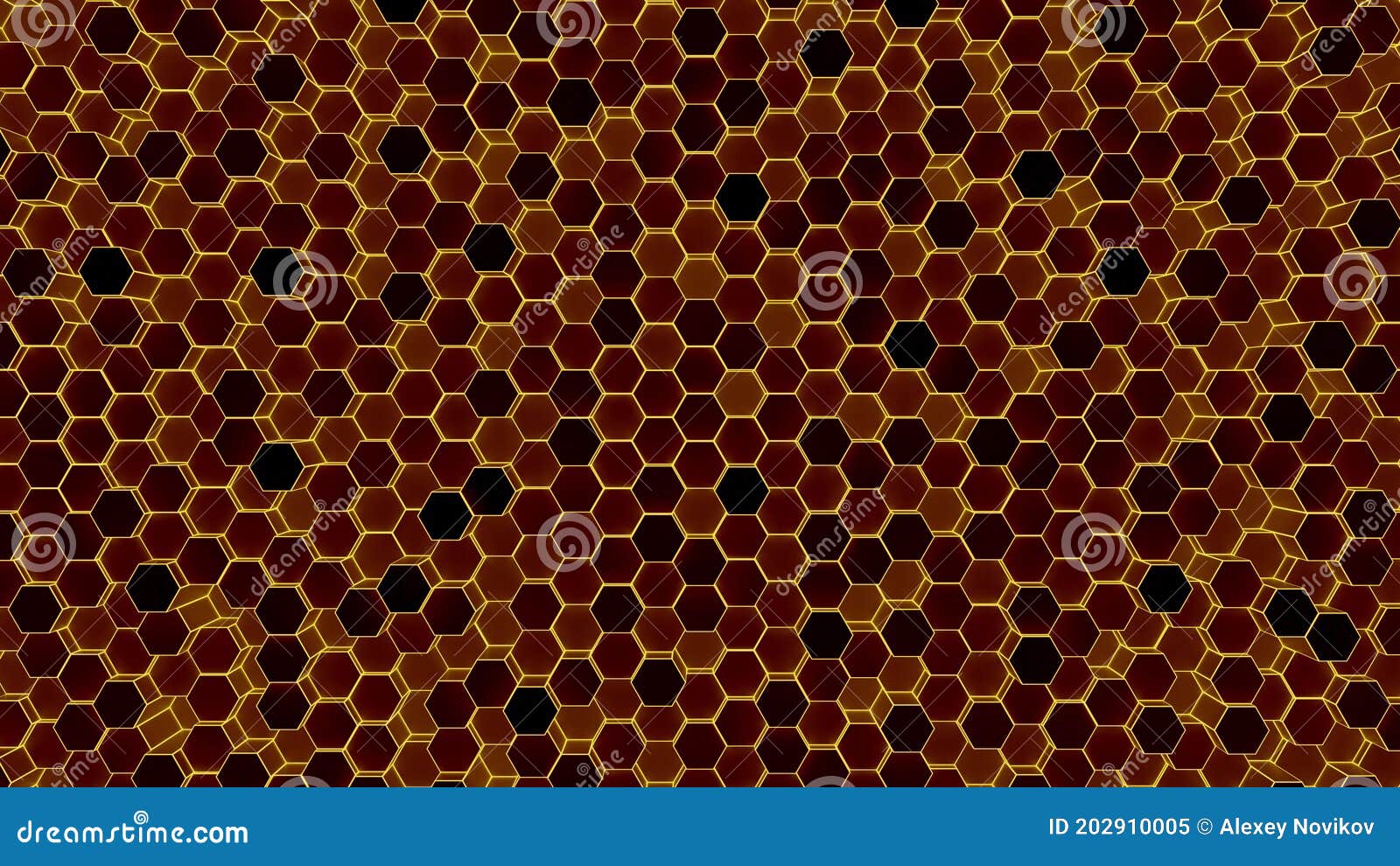 Moving Brown Honeycomb Cells Pattern, Looping 3D Rendering Stock ...