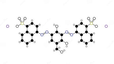 Brown Ht Molecule, Structural Chemical Formula, Ball-and-stick Model ...