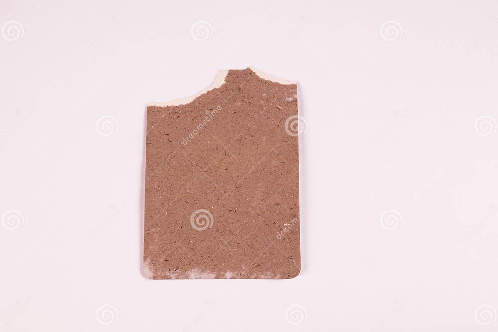 Brown Jagged Rectangle Top View Stock Photo - Image of casual, object ...