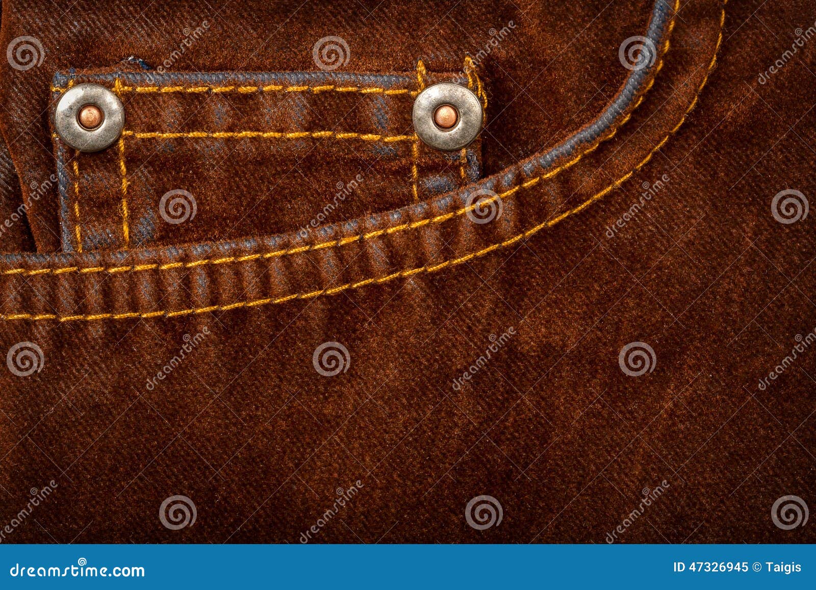 Brown jeans stock image. Image of garment, apparel, fashion - 47326945