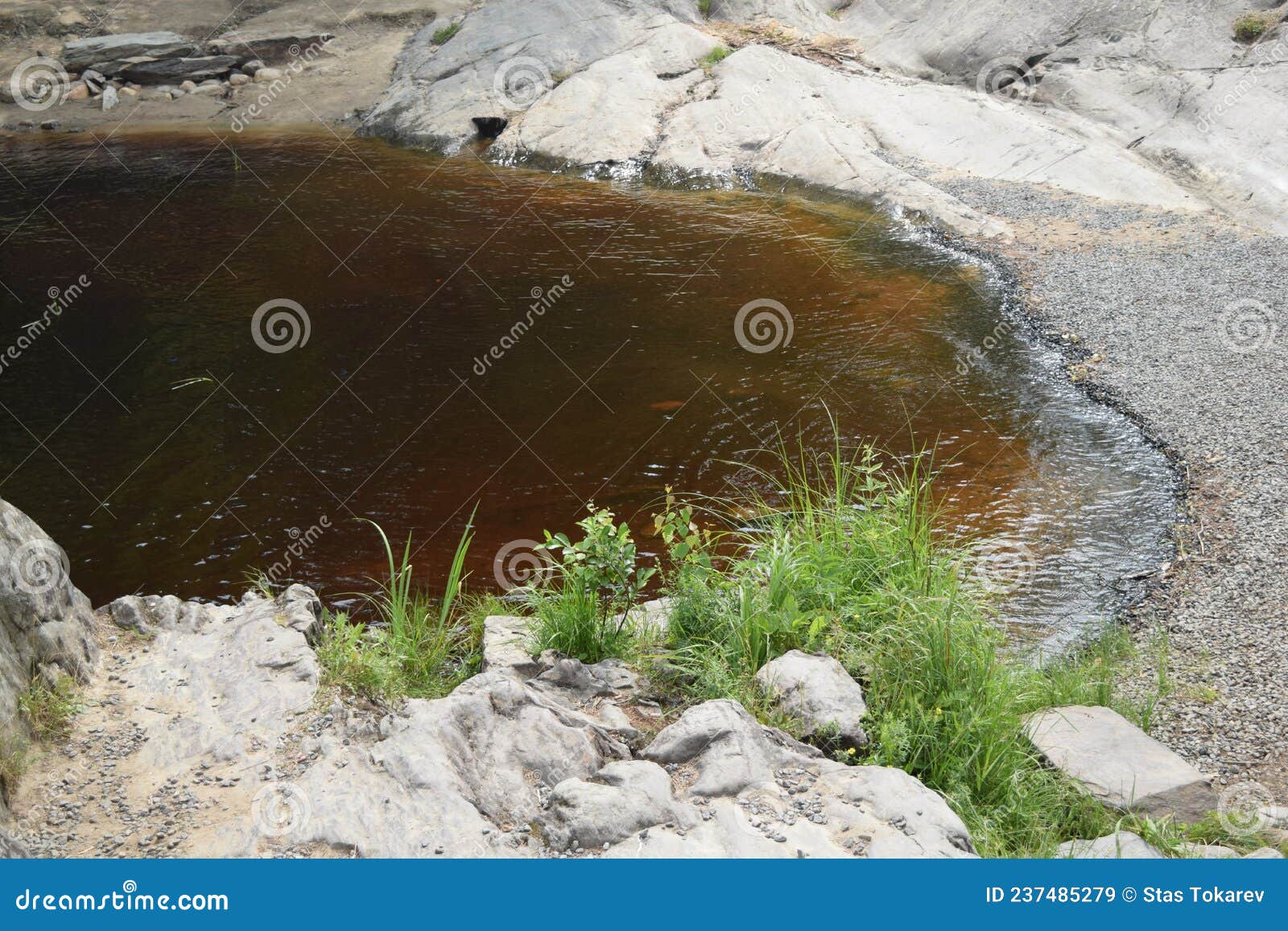 Brown Lake from Iron Deposits Stock Image - Image of mining, geology ...