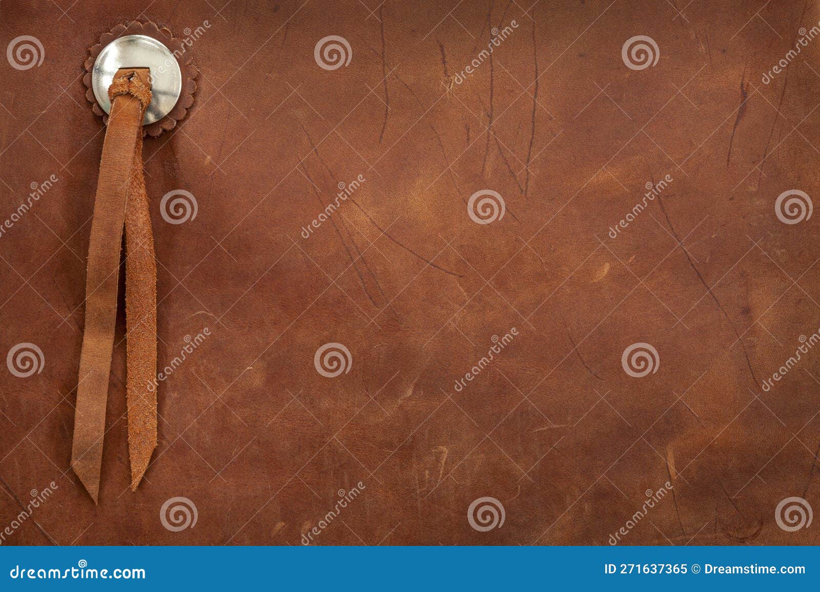 Brown Leather Chaps Texture Background with Concha and Tassels Stock ...