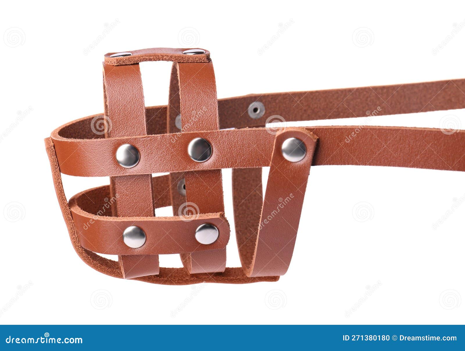 Muzzle Dog Isolated On White Background. The Muzzle Basket Is Black ...