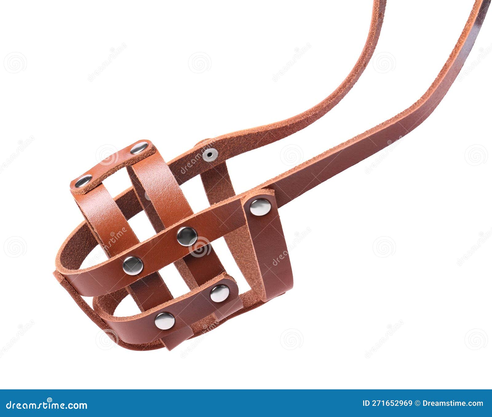 Muzzle Dog Isolated On White Background. The Muzzle Basket Is Black ...