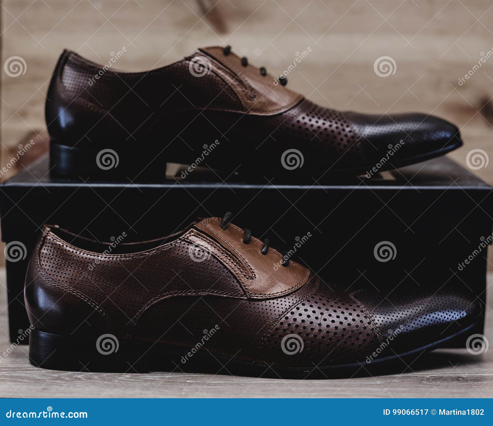 Brown Leather Executive Shoes Stock Image - Image of executive, sport ...