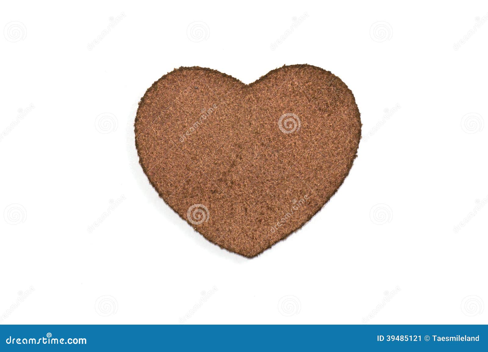 Brown leather hearts stock image. Image of creativity - 39485121