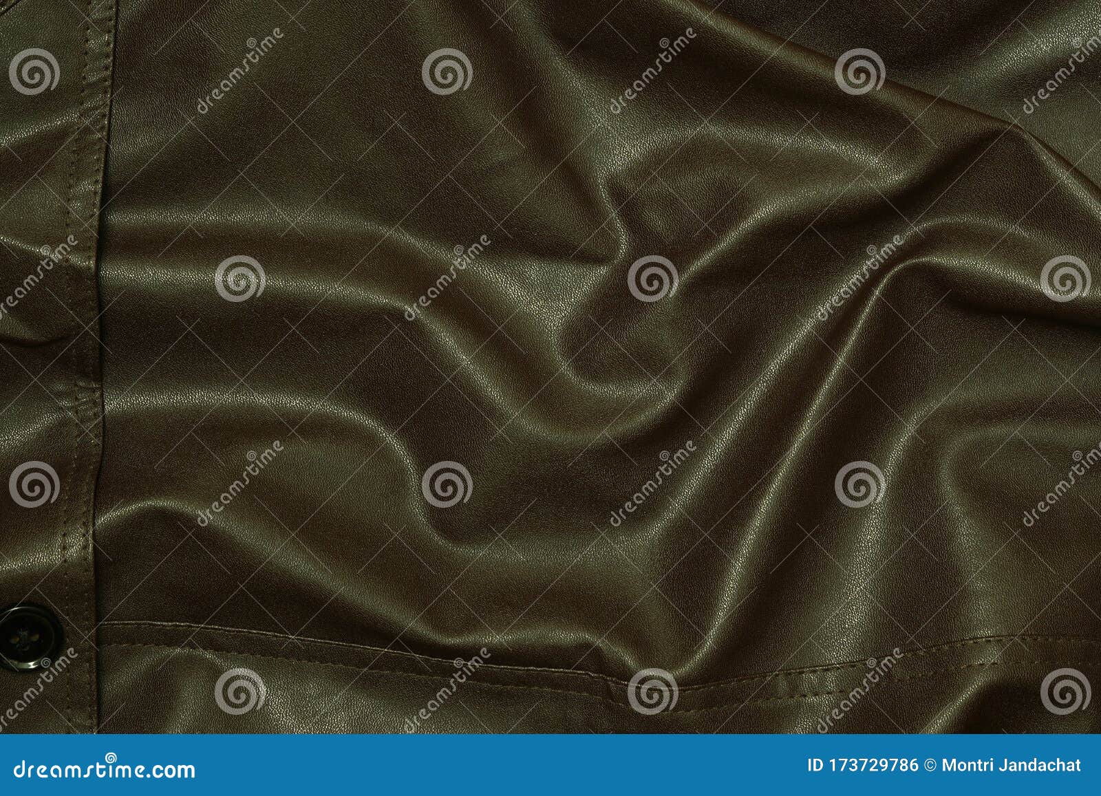 Brown Leather Jacket and Seam Pattern Stock Photo - Image of clothing ...