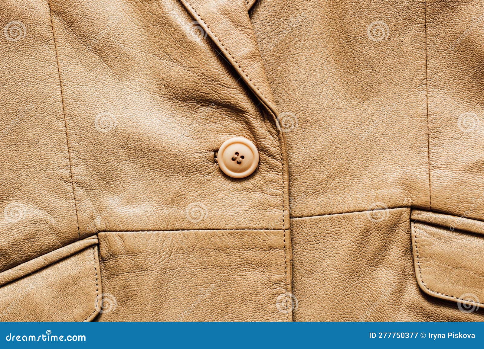 Brown Leather Jacket Texture, Genuine Soft Leather. Stock Image - Image ...