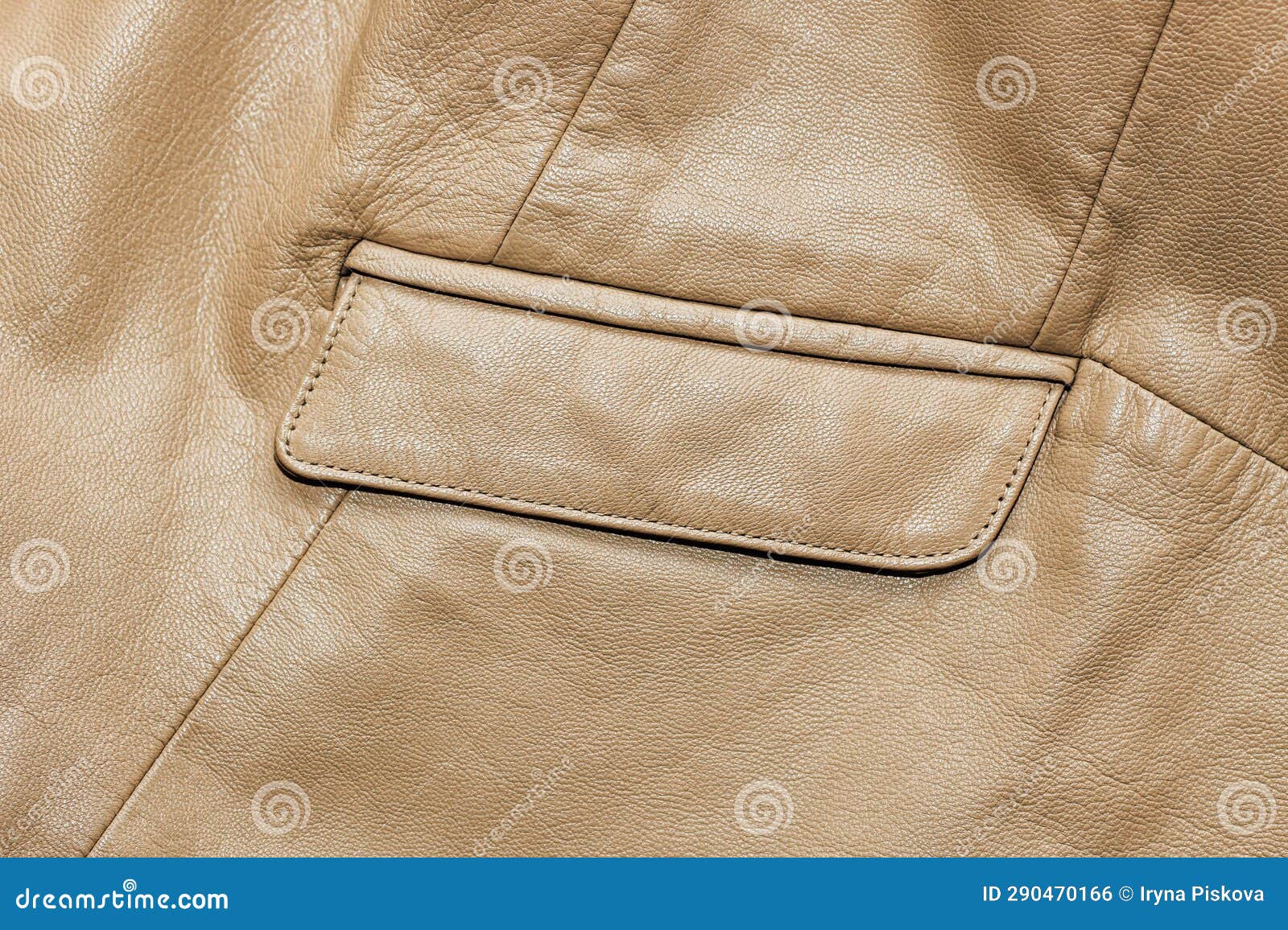 Brown Leather Jacket Texture, Genuine Soft Leather. Stock Photo - Image ...